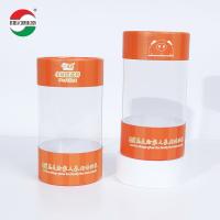 China Eco-Friendly Paper Composite Cans with PVC Window for Food Toy Gift Packaging 5000 MOQ for sale