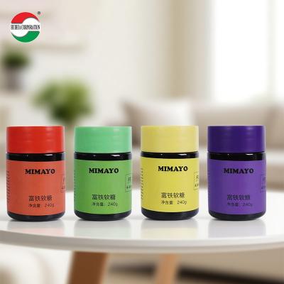 China Custom Size Soft Candy Jar Plastic Jars PET Food Grade Bottle for sale