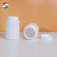 China 2000ml Clear HDPE Plastic Cylinder Bottle Recyclable Damp Proof Food Grade for Nutritional Supplements for sale