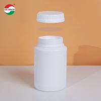 China 2000ml Clear HDPE Plastic Cylinder Bottle Recyclable Damp Proof Food Grade for Nutritional Supplements for sale