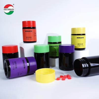 China 240g Clear PET Plastic Can for Food Packaging for sale