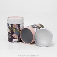 China Food Grade Kraft Paper Tube Wine Cylinder Packaging 16mm to 150mm Diameter Custom Height Embossed for sale