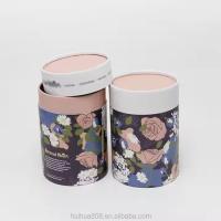China Food Grade Kraft Paper Tube Wine Cylinder Packaging 16mm to 150mm Diameter Custom Height Embossed for sale