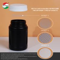 China 240g Clear PET Plastic Can for Food Packaging for sale