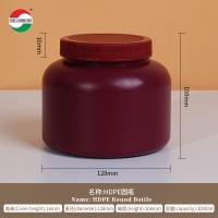 China Clear HDPE Plastic Cylinder Bottle 1000ml for Weed Packaging Food Grade with Good Sealing for sale