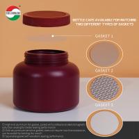 China Clear HDPE Plastic Cylinder Bottle 1000ml for Weed Packaging Food Grade with Good Sealing for sale