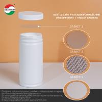 China 1000ml Clear HDPE Cylinder Bottle with Screw Lid Food Grade for Health Product Packaging for sale