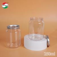 China Food Grade PET Beverage Bottle 250ml to 700ml Custom Size Transparent with Easy Open Lid for sale