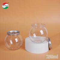 China Food Grade PET Beverage Bottle 250ml to 700ml Custom Size Transparent with Easy Open Lid for sale