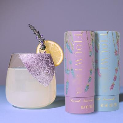 China Eco-Friendly Kraft Paper Tube Packaging 500ml Food Tea Dried Flower Gift Tube for sale