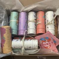 China High Quality Customized Eco-Friendly Brown Kraft Paper Cylinder Box Solid Thick Cardboard Tube for sale