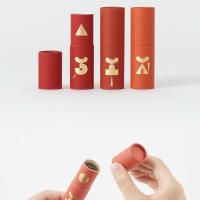 China Custom Printed Push Up Twist Paper Tubes for Lipstick Deodorant for sale