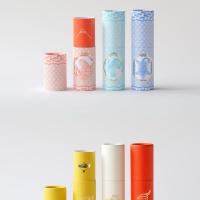 China Custom Printed Push Up Twist Paper Tubes for Lipstick Deodorant for sale