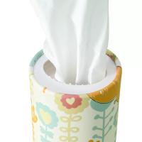 China 3 Ply Food Grade Bamboo Car Cylinder Tissue Paper Box 10000pcs MOQ for sale