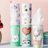 China 3 Ply Food Grade Bamboo Car Cylinder Tissue Paper Box 10000pcs MOQ for sale