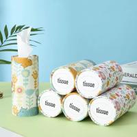 China 3 Ply Food Grade Bamboo Car Cylinder Tissue Paper Box 10000pcs MOQ for sale