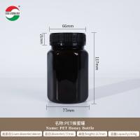 China Custom Clear PET Bottle with Screw Lid for Food Grade Packaging for sale