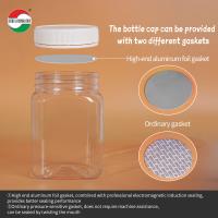China Food Grade Clear PET Bottle 500ml 1000ml with Screw Lid for Health Products Packaging for sale