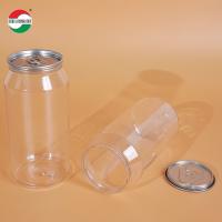 China 400ml PET Juice Bottle with Press Lid for Cold Filling for sale
