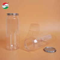 China 500ml Clear PET Beverage Can for Juice and Soft Drinks for sale