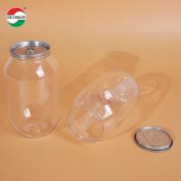 China 500ml PET Press Lid Beverage Can for Juice and Soft Drinks for sale