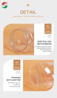 China 500ml PET Press Lid Beverage Can for Juice and Soft Drinks for sale
