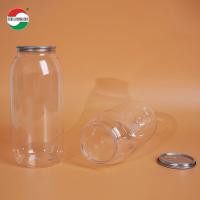 China 700ml Clear PET Beverage Can for Juice and Soft Drinks for sale