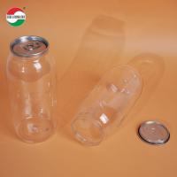 China 700ml Clear PET Beverage Can for Juice and Soft Drinks for sale