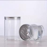 China Clear PET Plastic Jar with Screw Cap 500ml 700ml 800ml 1000ml for Nuts Pistachio for sale