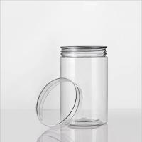 China Clear PET Plastic Jar with Screw Cap 500ml 700ml 800ml 1000ml for Nuts Pistachio for sale