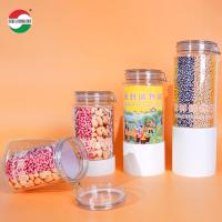 China Food Grade PET Plastic Jar 1000ml 1500ml 1800ml Airtight Storage Can for Nuts for sale