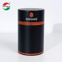 China Custom Matte Kraft Paper Coffee Tube Packaging 73mm Diameter with Aluminum Foil Lining for sale