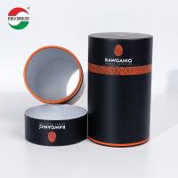 China Custom Matte Kraft Paper Coffee Tube Packaging 73mm Diameter with Aluminum Foil Lining for sale