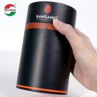 China Custom Matte Kraft Paper Coffee Tube Packaging 73mm Diameter with Aluminum Foil Lining for sale