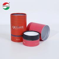 China Custom Recyclable Paper Tube Packaging 62-99mm Diameter for Cosmetics Candle Essential Oil Round Box for sale