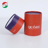 China Custom Recyclable Paper Tube Packaging 62-99mm Diameter for Cosmetics Candle Essential Oil Round Box for sale