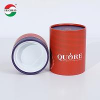 China Custom Recyclable Paper Tube Packaging 62-99mm Diameter for Cosmetics Candle Essential Oil Round Box for sale