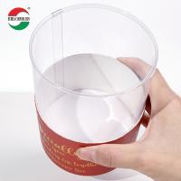 China Custom Transparent Paper Tube Packaging with PVC Window for Cosmetics for sale