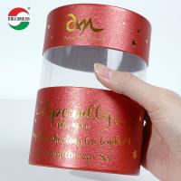 China Custom Transparent Paper Tube Packaging with PVC Window for Cosmetics for sale