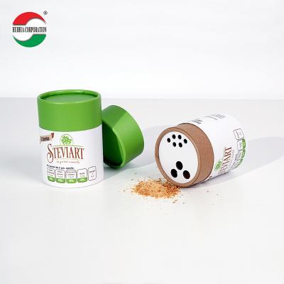 China Custom Printed Kraft Paper Tube with Foil Lining 16mm to 150mm for Food Powder Packaging for sale