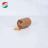 China Custom Printed Food Grade Paper Spice Shaker Tube with Tin Top 16mm to 150mm Diameter for sale