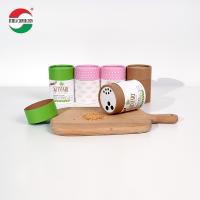 China Custom Printed Kraft Cardboard Tube for Loose Powder Packaging for sale