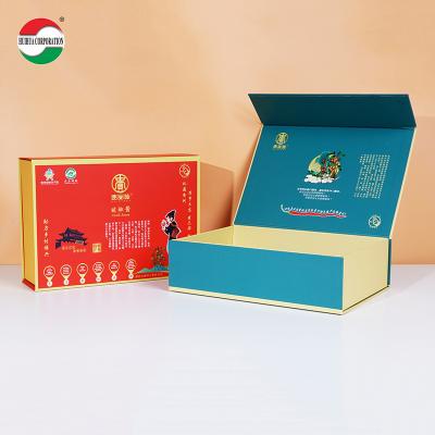 China Custom Luxury Book Cardboard Gift Boxes Recycled Paper Boxes Packaging Present Gift Box for sale