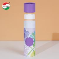 China Custom Printed Kraft Cardboard Spice Paper Tube 16mm to 150mm Eco Friendly Cylinder Packaging for sale