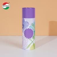 China Custom Printed Kraft Cardboard Spice Paper Tube 16mm to 150mm Eco Friendly Cylinder Packaging for sale