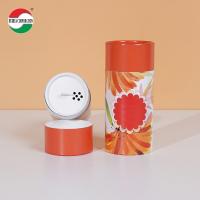 China Custom Printed Kraft Cardboard Spice Paper Tube 16mm to 150mm Eco Friendly Cylinder Packaging for sale