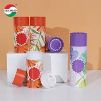 China Custom Printed Kraft Cardboard Spice Paper Tube 16mm to 150mm Eco Friendly Cylinder Packaging for sale
