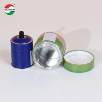 China Eco Friendly Tinplate Composite Cans Round Packaging Box for Food 16mm to 150mm Diameter for sale