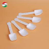 China Wholesale Foldable White PP 10ML Solid State Dual-Use Food Grade Plastic Scoop Measuring Scoop for sale