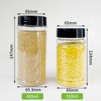 China Wholesale Plastic Spice Jars 225ml to 880ml PET Bottles with Black PP Lid for Powders for sale